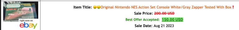 How to Lookup & See the eBay "Best Offer" Accepted Sold Price
